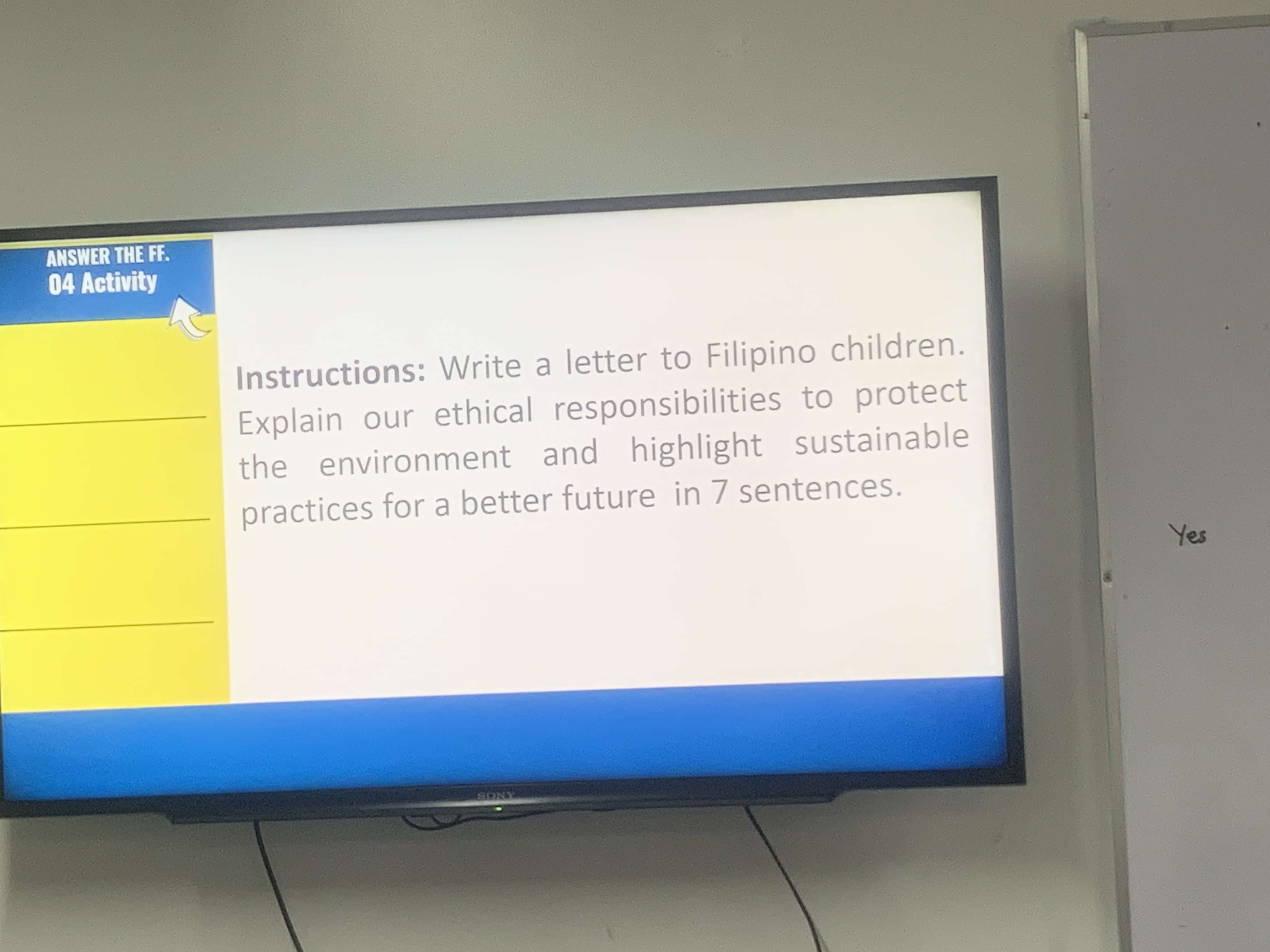 Instructions: Write a letter to Filipino | StudyX