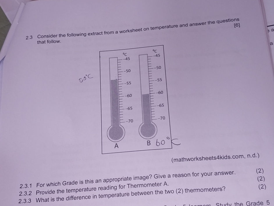 2.3 Consider the following extract from a | StudyX