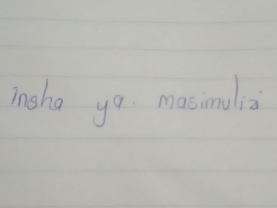 Insha ya masimulizi