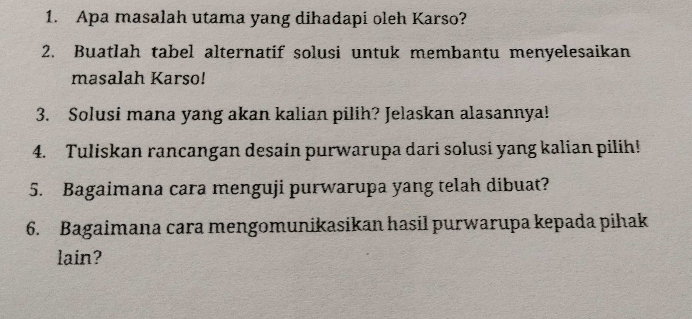 1. Apa masalah utama yang dihadapi oleh | StudyX