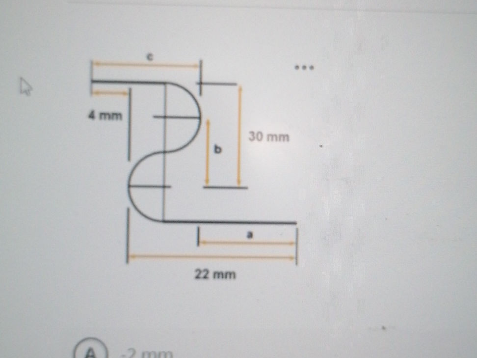 The image shows a 2D shape with dimensions | StudyX