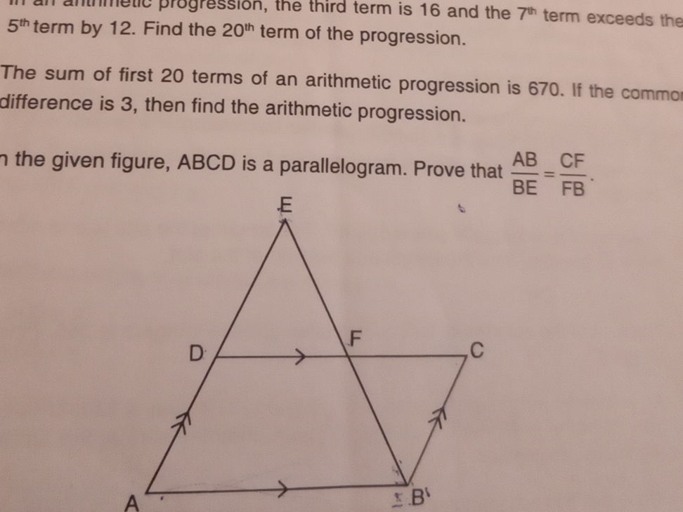 In the given figure, ABCD is a | StudyX