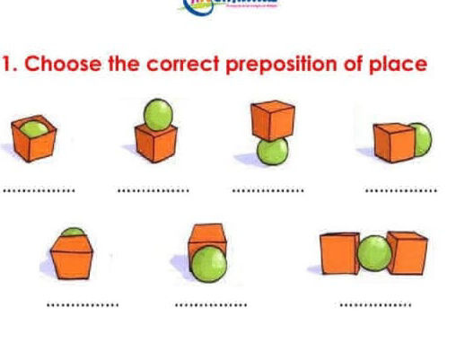1. Choose the correct preposition of place | StudyX