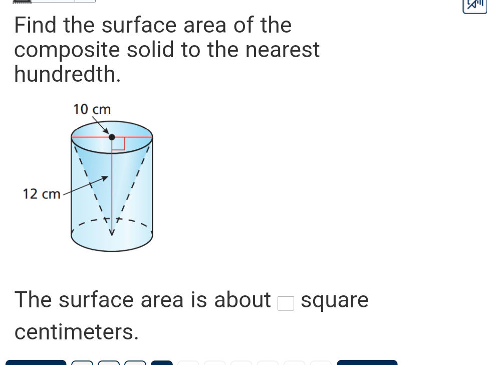 Find the surface area of the composite solid | StudyX