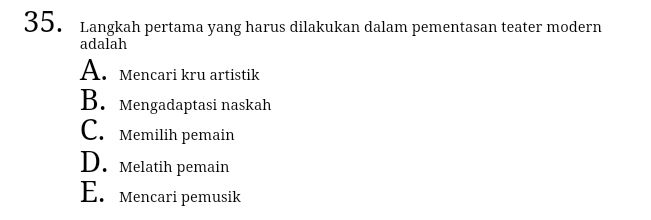 35. Langkah pertama yang harus dilakukan | StudyX