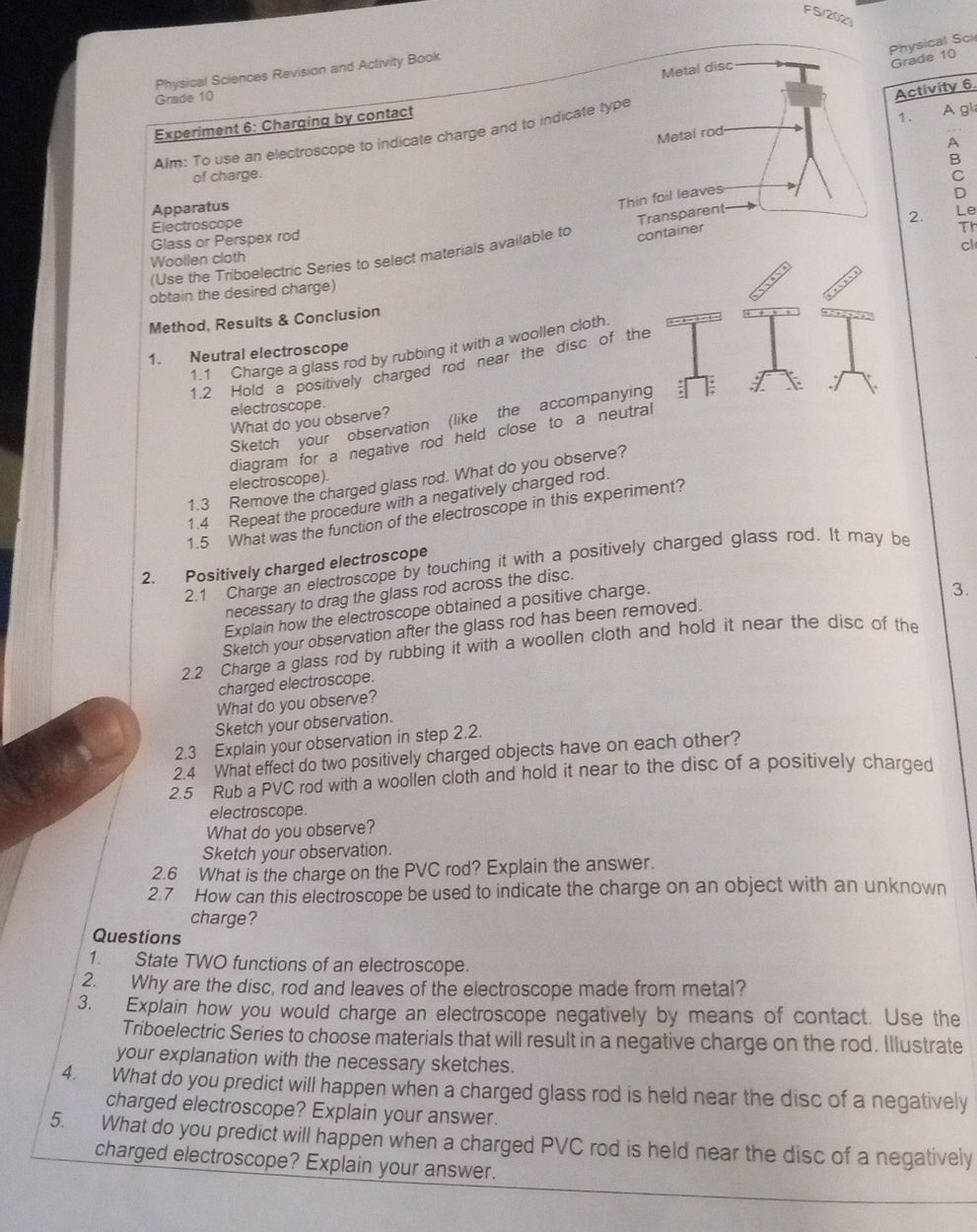 Questions 1. State TWO functions of an | StudyX