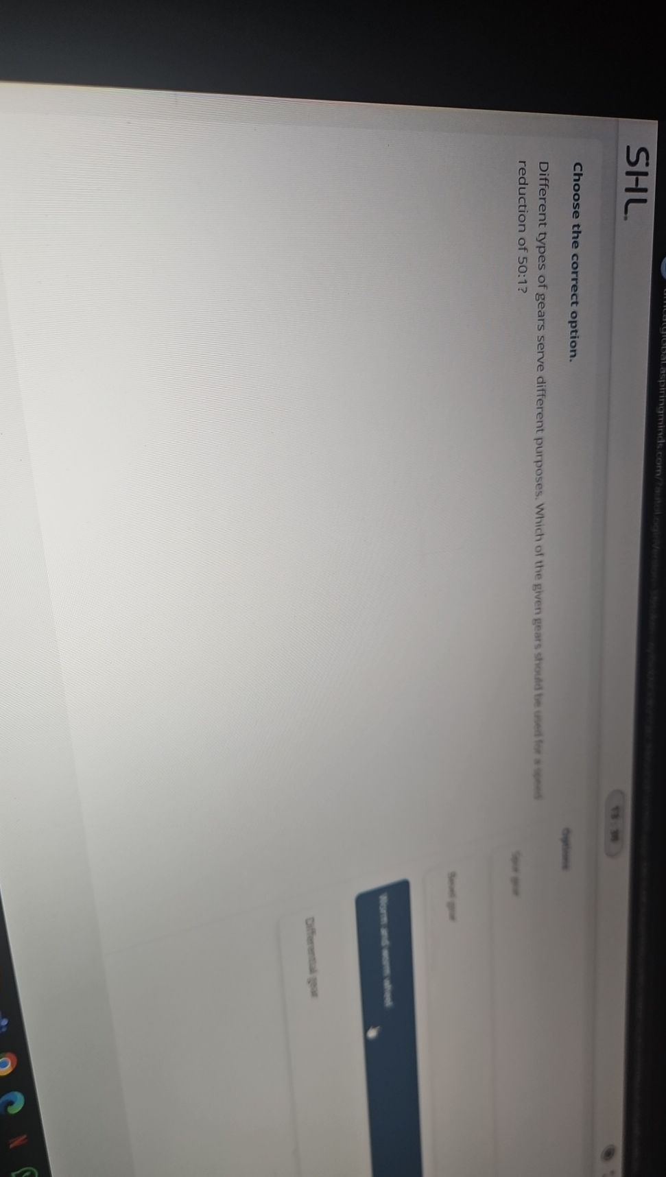 Choose the correct option. Different types | StudyX