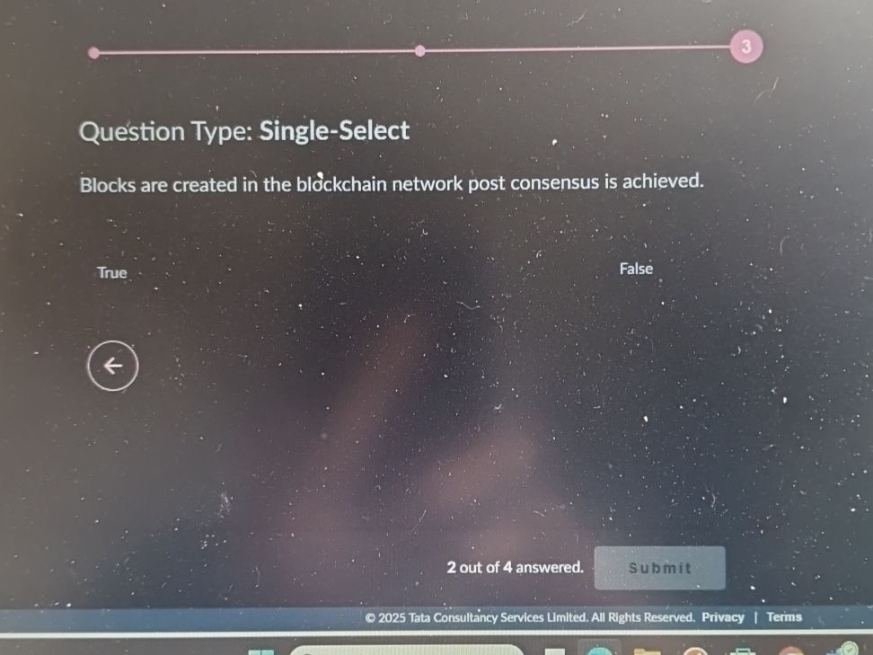 Blocks are created in the blockchain network | StudyX