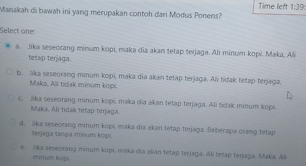 Manakah di bawah ini yang merupakan contoh | StudyX