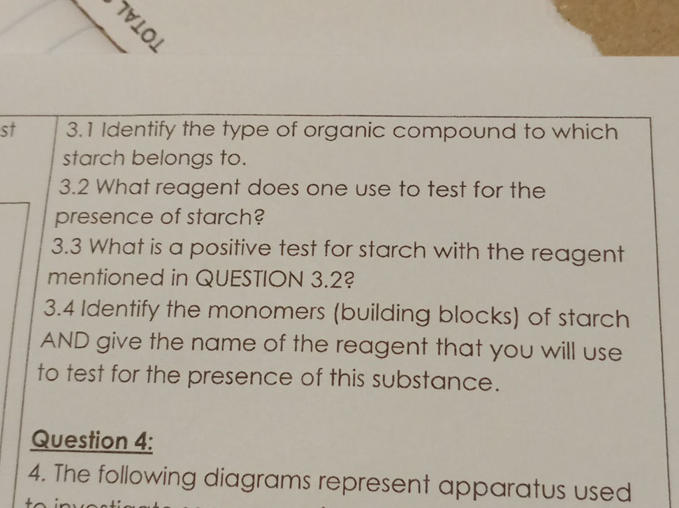 3.1 Identify the type of organic compound to | StudyX