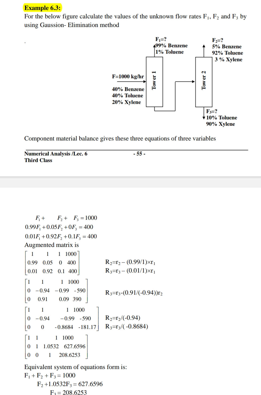 Example 6.3: For the below figure calculate | StudyX