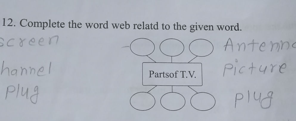 12. Complete the word web related to the | StudyX