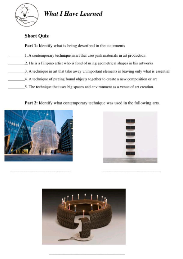 Part 1: Identify what is being described in | StudyX