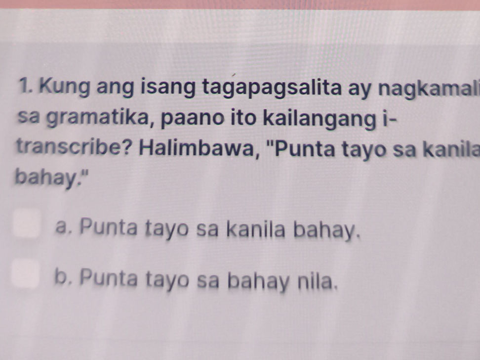 1. Kung ang isang tagapagsalita ay nagkamali | StudyX
