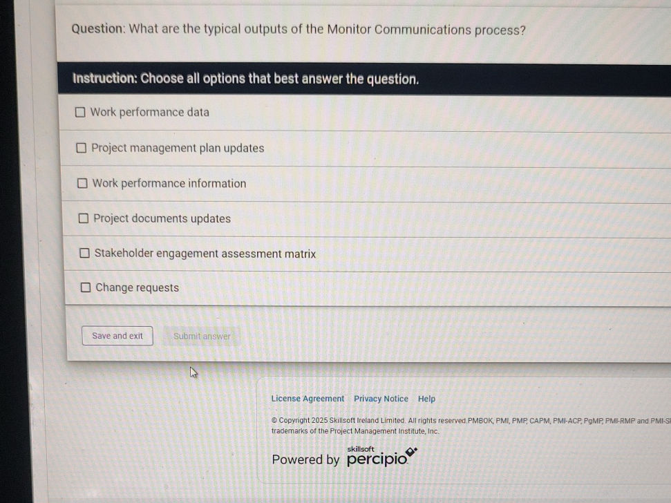 Question: What are the typical outputs of | StudyX