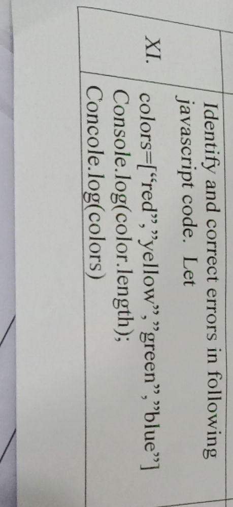 Identify and correct errors in following | StudyX