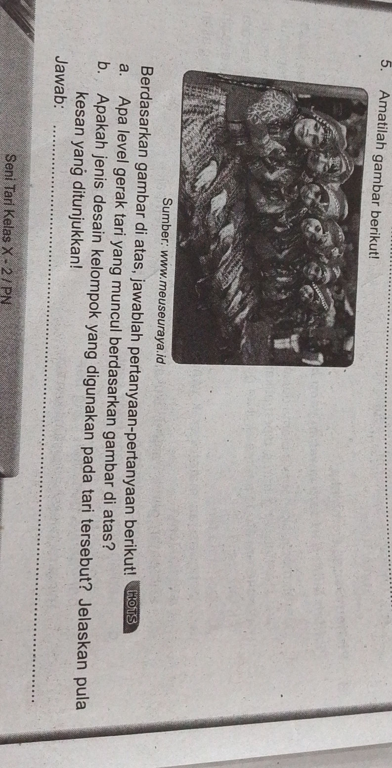 5. Amatilah gambar berikut! Berdasarkan | StudyX