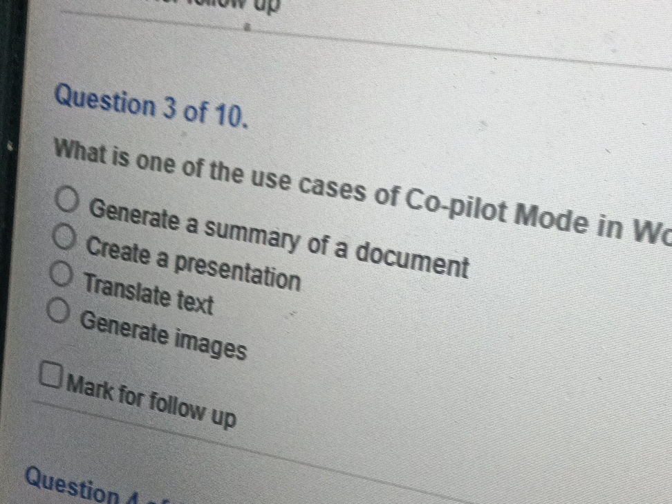 Question 3 of 10. What is one of the use | StudyX