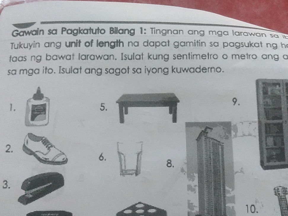 Gawain sa Pagkatuto Bilang 1: Tingnan ang | StudyX