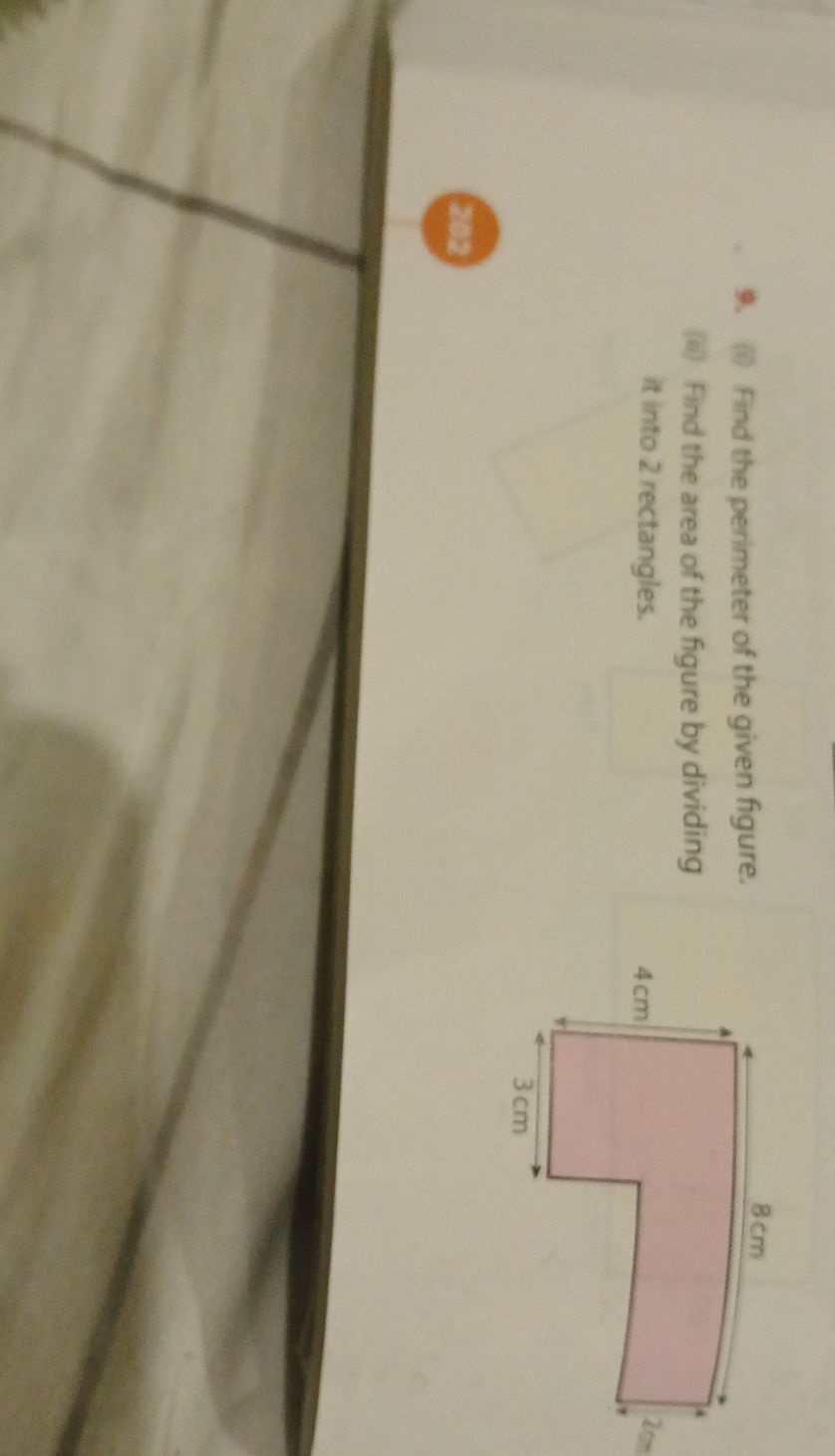 9. (i) Find the perimeter of the given | StudyX