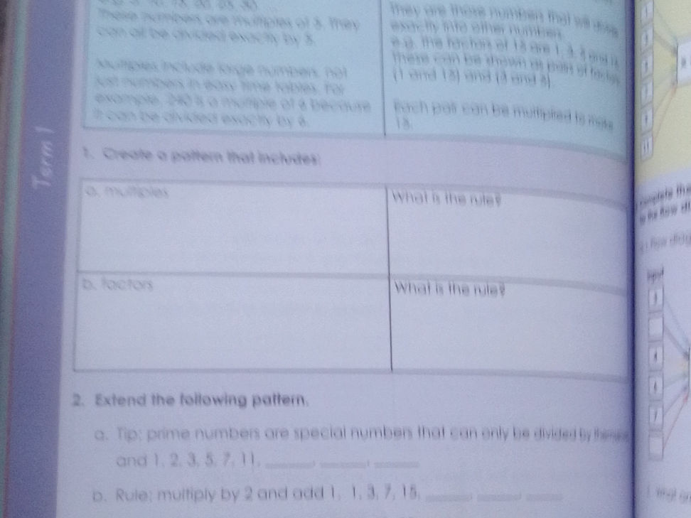 1. Create a pattern that includes: a. | StudyX