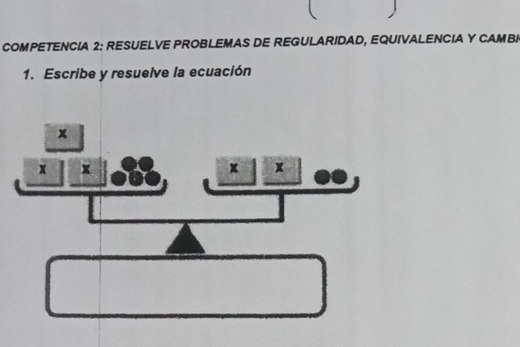 1. Escribe y resuelve la ecuación There is | StudyX
