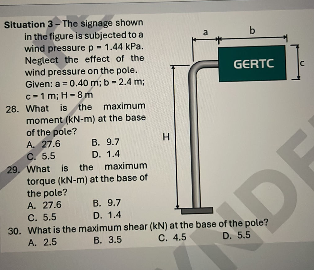 Situation 3 - The signage shown in the | StudyX