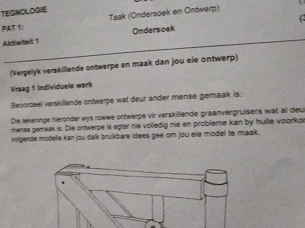 (Vergelyk verskillende ontwerpe en maak dan | StudyX