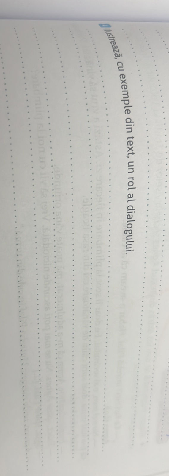 Ilustrează, cu exemple din text, un rol al | StudyX