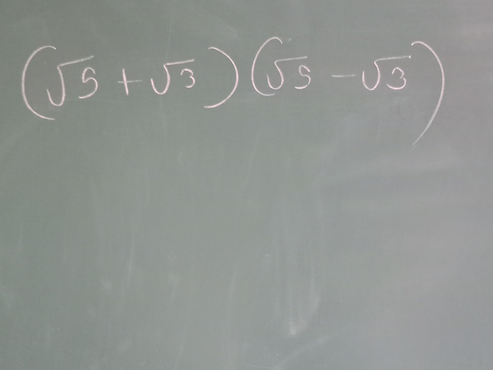 Simplify $(\sqrt{5} + \sqrt{3})(\sqrt{5} - | StudyX