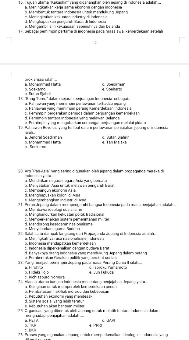 16. Tujuan utama "Kakushin" yang dicanangkan | StudyX