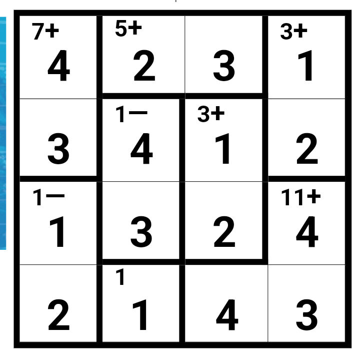 This is a KenKen puzzle. The goal is to fill | StudyX