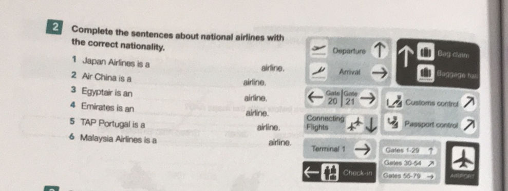 2 Complete the sentences about national | StudyX