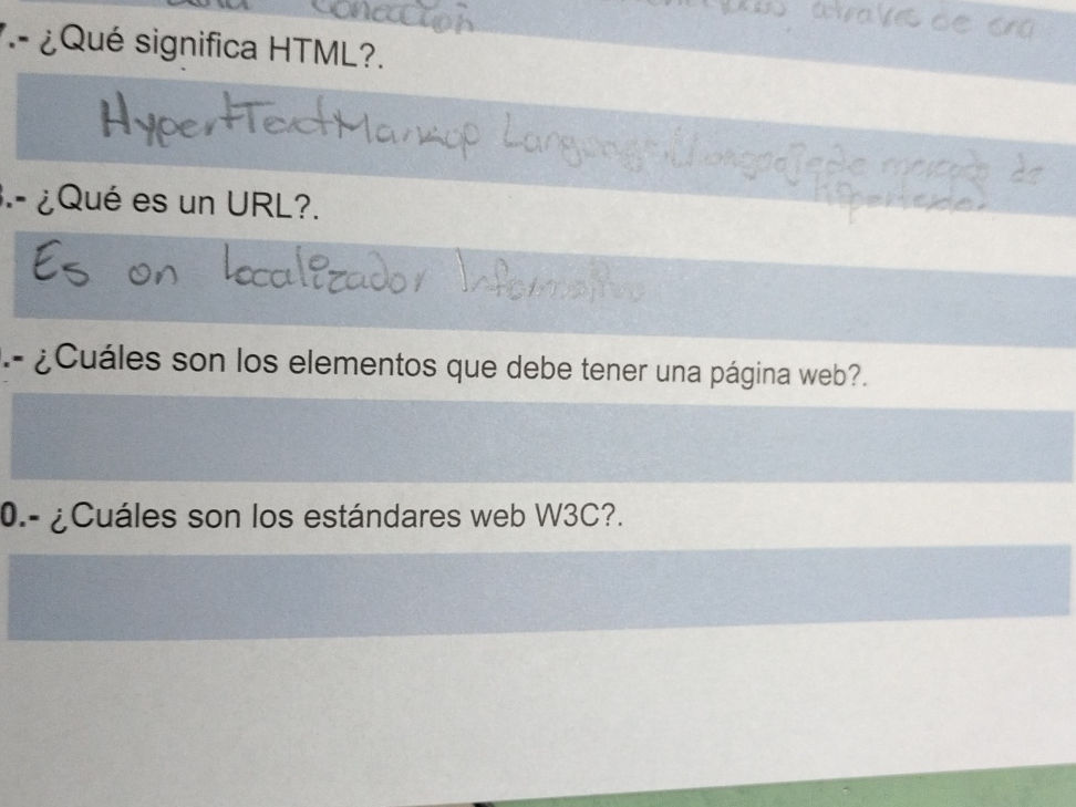 7.- ¿Qué significa HTML?. Hyper Text Markup | StudyX