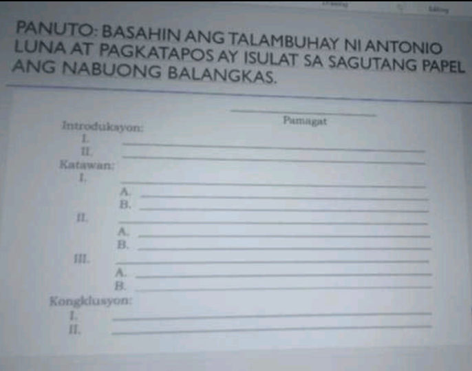 PANUTO: BASAHIN ANG TALAMBUHAY NI ANTONIO | StudyX