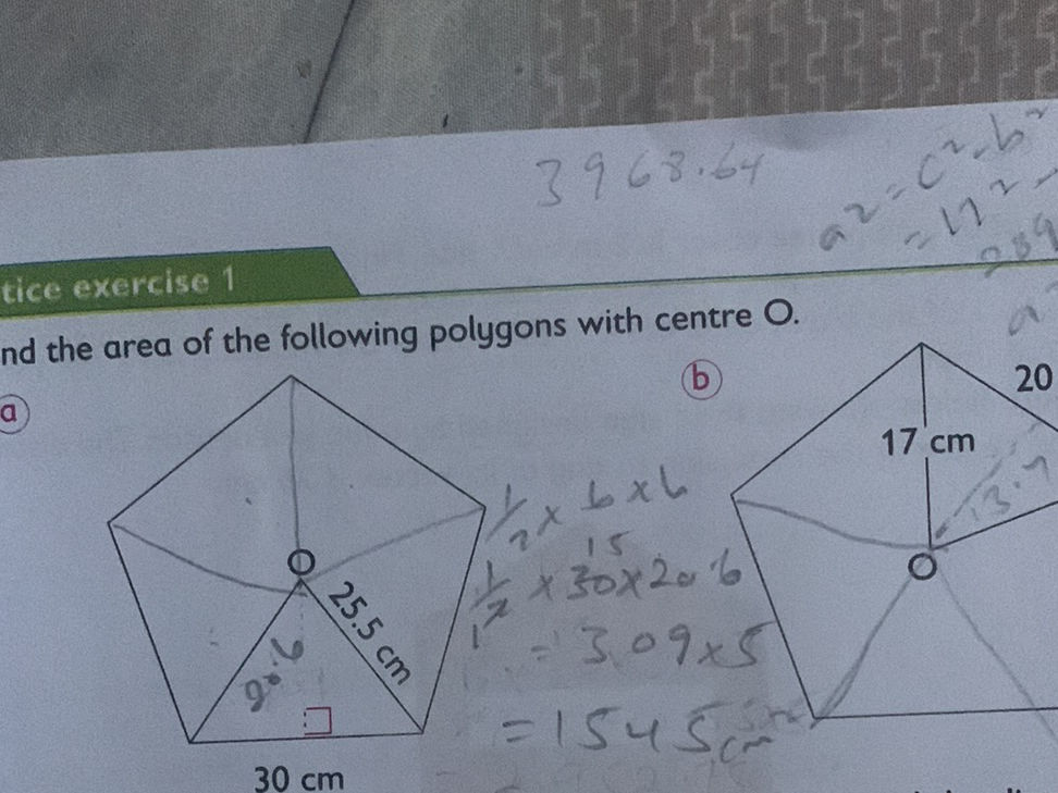 Find the area of the following polygons with | StudyX