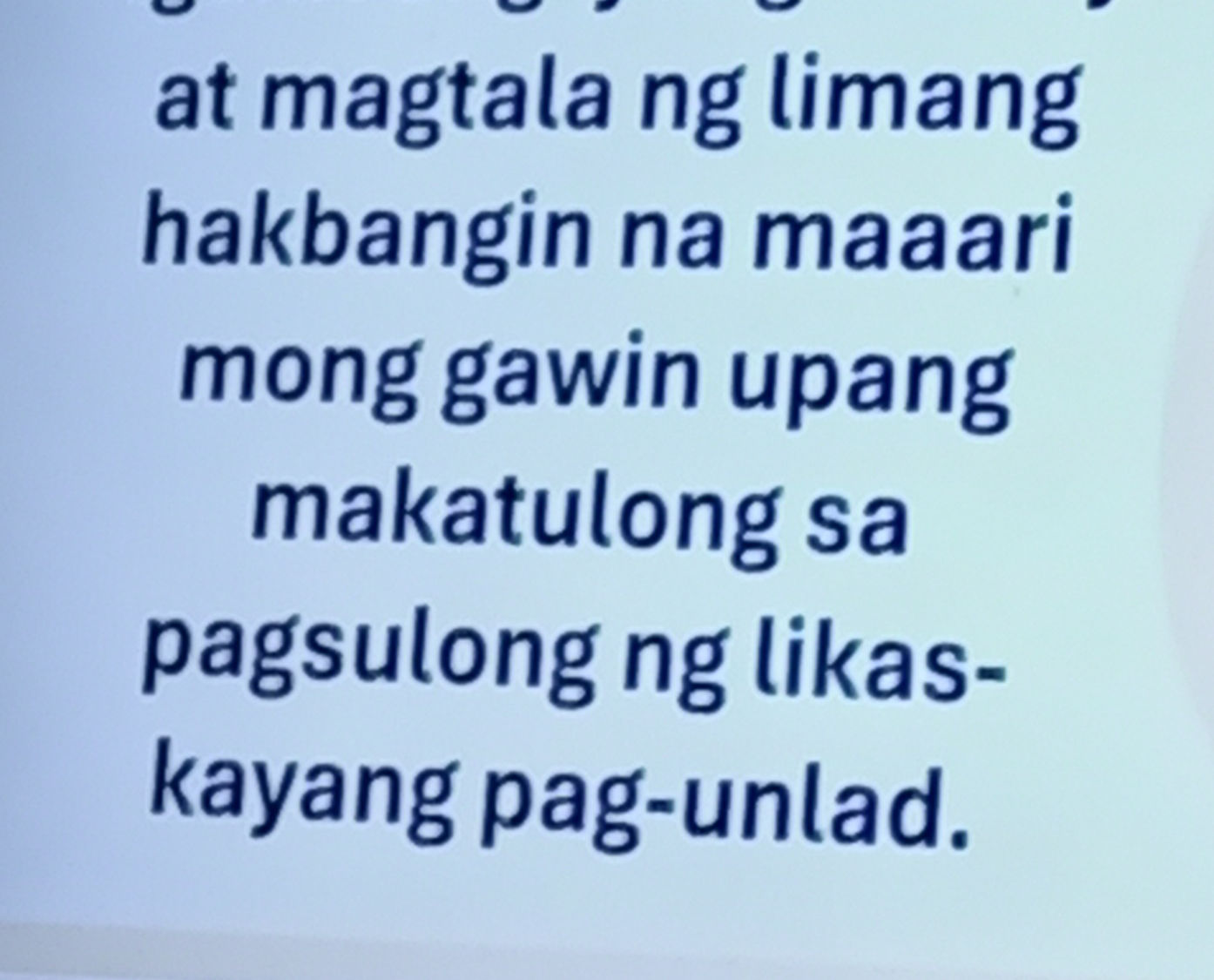 at magtala ng limang hakbangin na maaari | StudyX