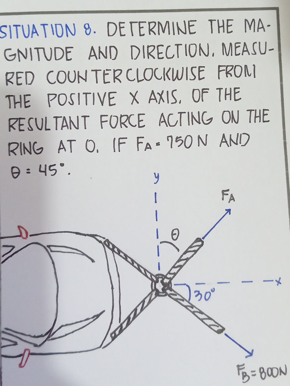 SITUATION 8. DETERMINE THE MAGNITUDE AND | StudyX