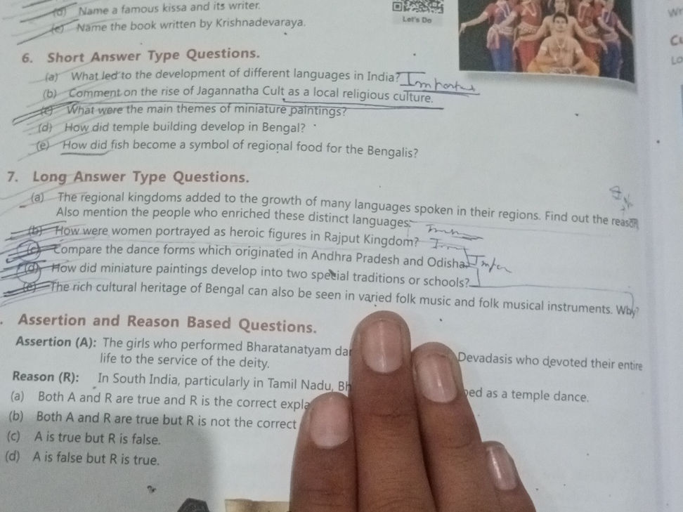 Assertion and Reason Based Questions. | StudyX