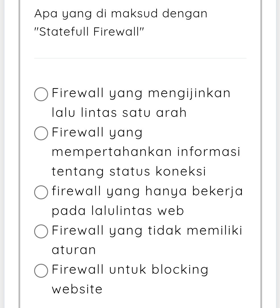 Apa yang di maksud dengan "Statefull | StudyX
