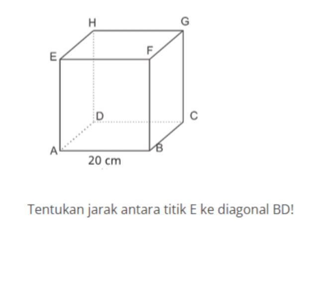 The image shows a cube with vertices labeled | StudyX