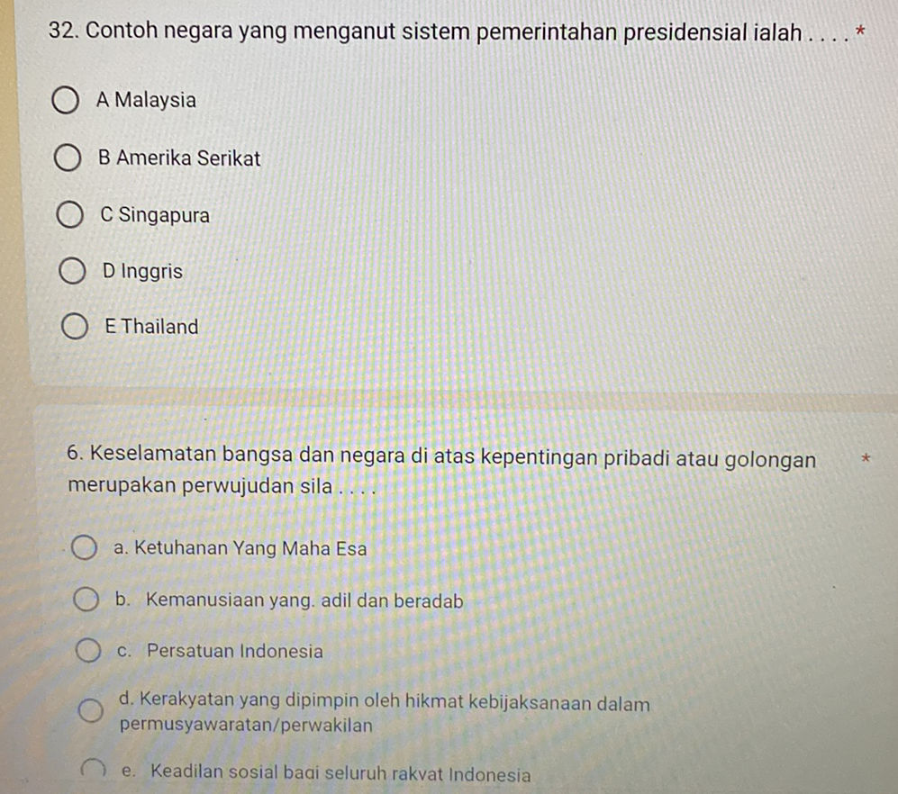 32. Contoh negara yang menganut sistem | StudyX