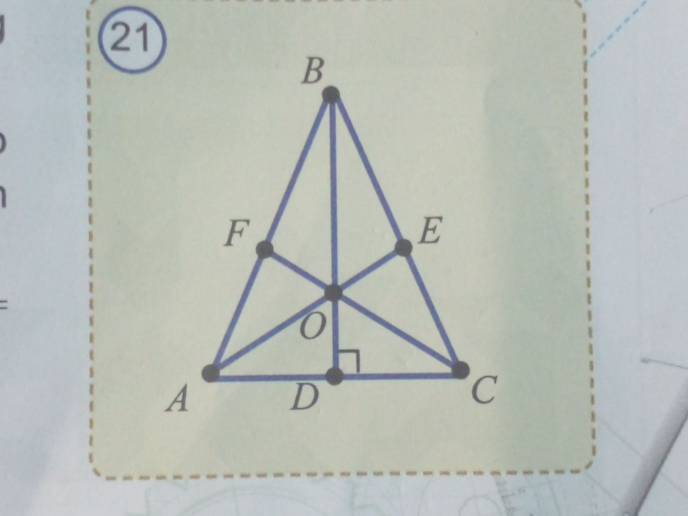 The image shows a triangle ABC with points | StudyX
