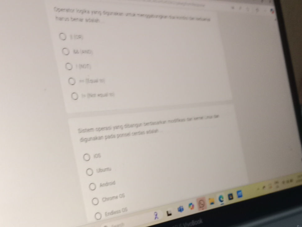 Operator logika yang digunakan untuk | StudyX