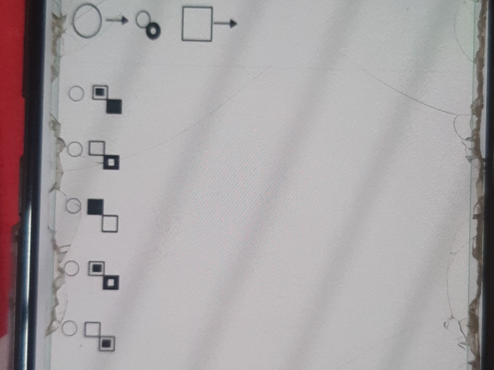 The image shows a sequence of shapes | StudyX