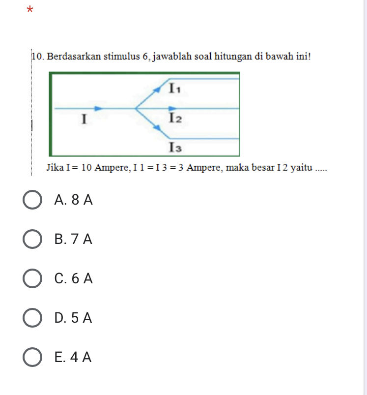 10. Berdasarkan stimulus 6, jawablah soal | StudyX