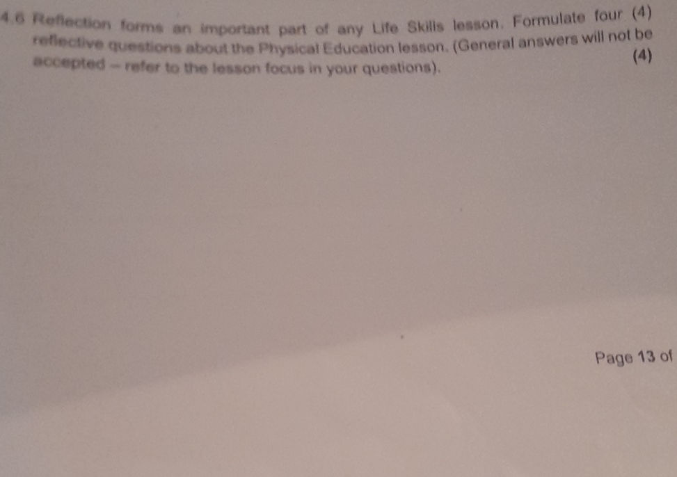 4.6 Reflection forms an important part of | StudyX