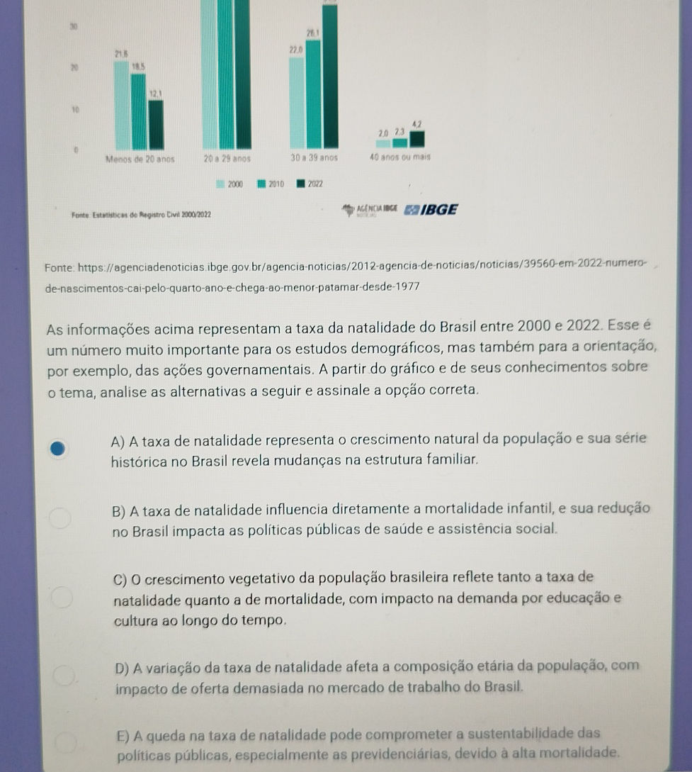 The image contains a bar graph and text. The | StudyX