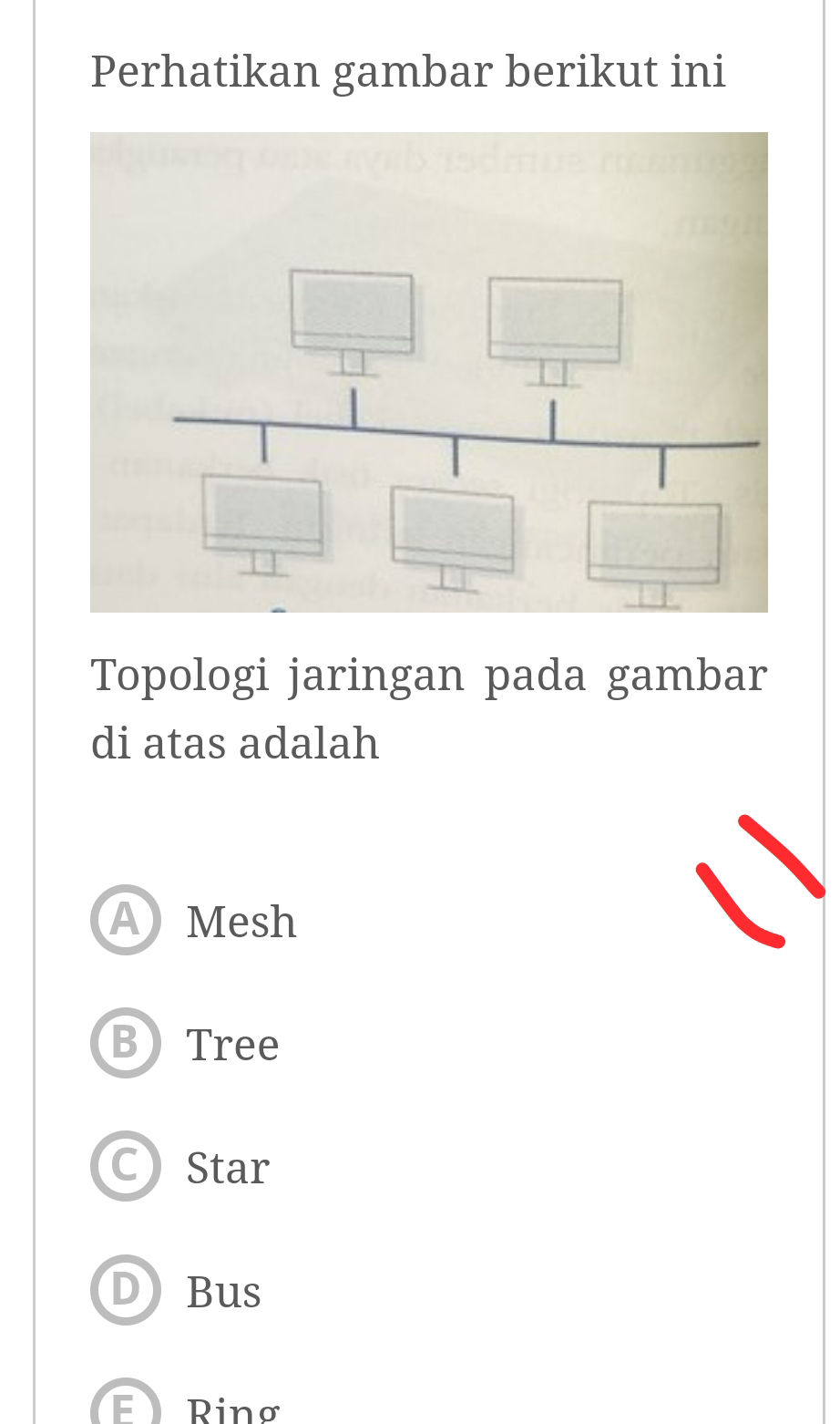 Perhatikan gambar berikut ini Topologi | StudyX