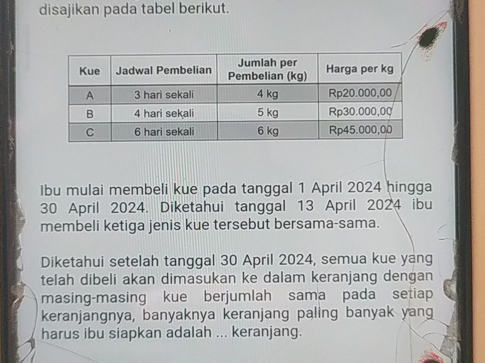 Berikut adalah tabel yang menyajikan | StudyX